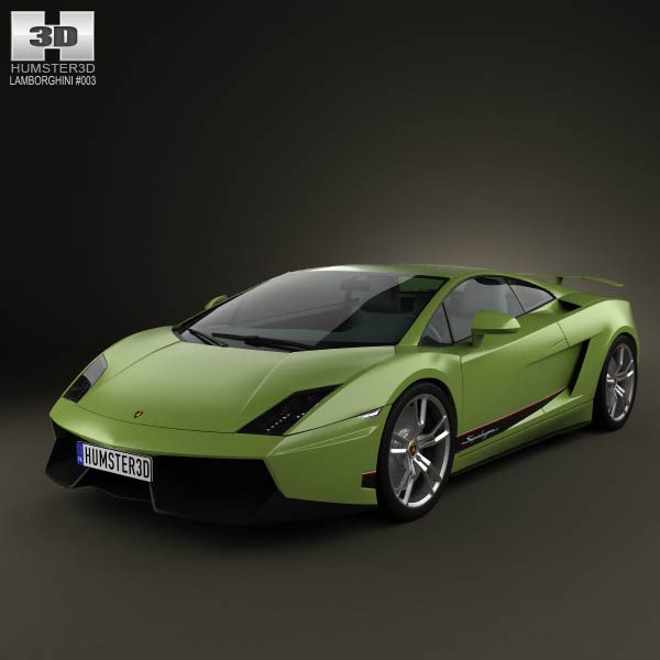 Lamborghini Gallardo LP570-4 Superleggera 2011 3D model – Premium Quality Download | HQ3D.net