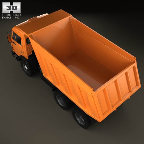 Kamaz 5511 Dump Truck 1977 3D model – Premium Quality Download | HQ3D.net