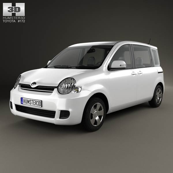 Toyota Sienta 2011 3D model – Premium Quality Download | HQ3D.net
