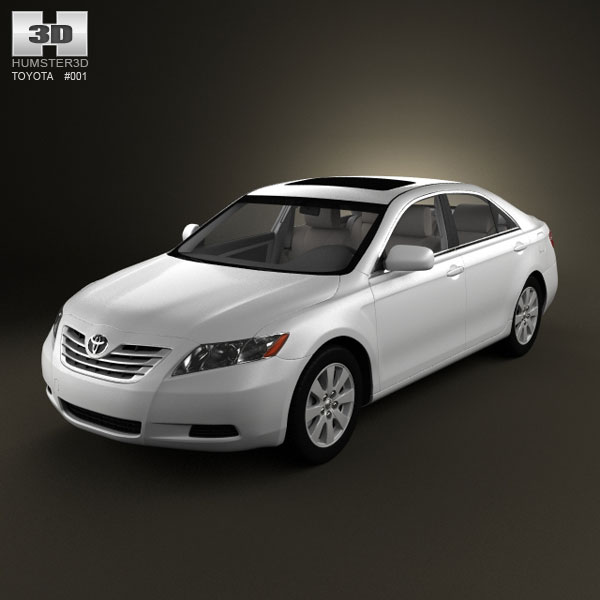 Toyota Camry (XV40) 2008 with HQ Interior 3D model – Premium Quality ...