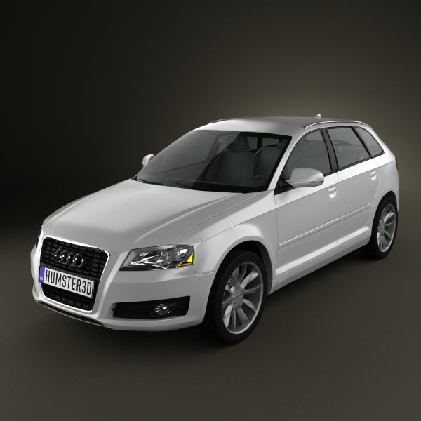 Audi A3 Sportback 2011 3D model – Premium Quality Download | HQ3D.net