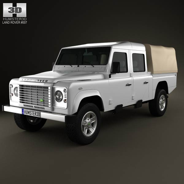 Land Rover Defender 130 High Capacity Double Cab PickUp 3D model ...