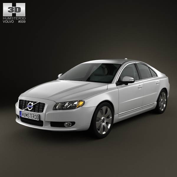 Volvo S80 2011 3D model – Premium Quality Download | HQ3D.net