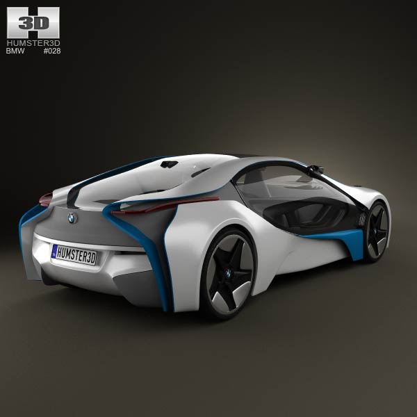 BMW i8 concept 2009 3D model – Premium Quality Download | HQ3D.net