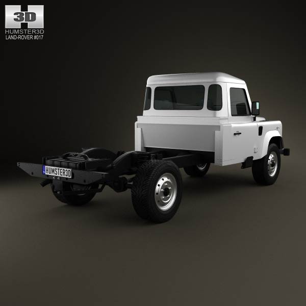 Land Rover Defender 130 Chassis Cab 2011 3D model – Premium Quality ...