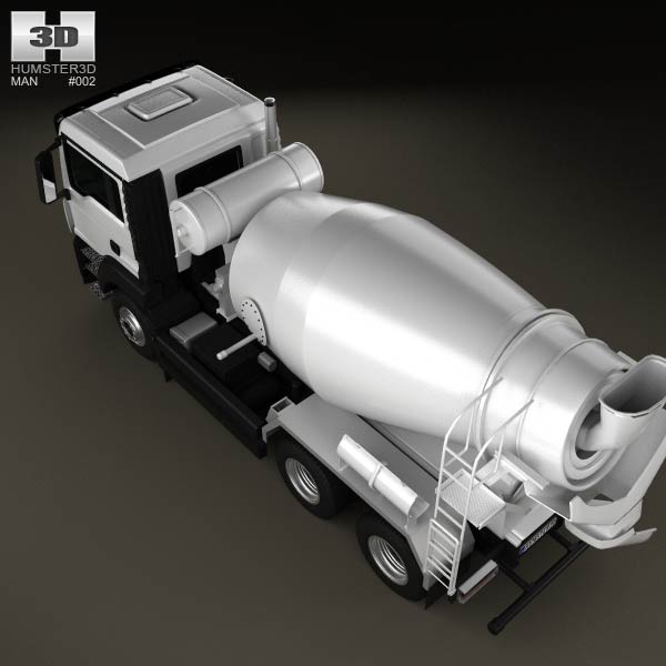 MAN TGS Mixer Truck 2012 3D model – Premium Quality Download | HQ3D.net