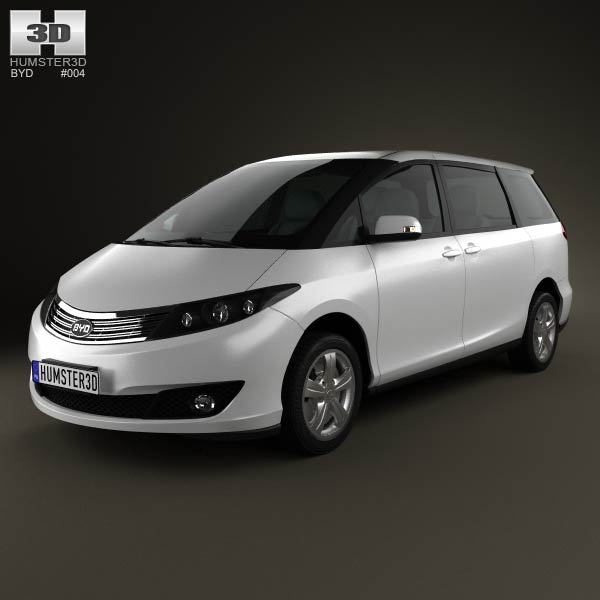 BYD M6 2012 3D model – Premium Quality Download | HQ3D.net