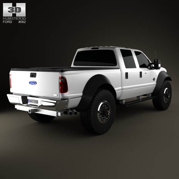 Ford F-554 Extreme Crew Cab pickup 2012 3D model – Premium Quality ...