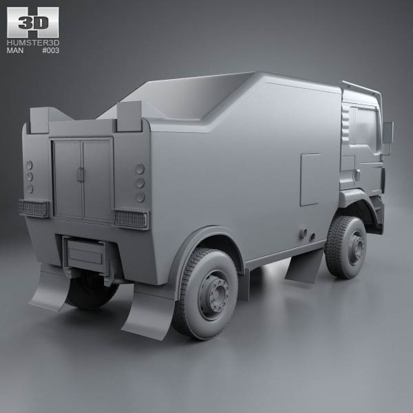MAN TGS Rally Truck 2012 3D model – Premium Quality Download | HQ3D.net