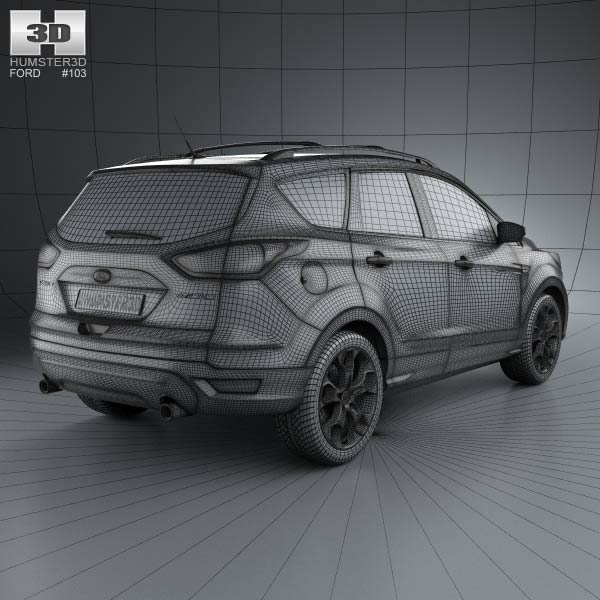 Ford Escape with HQ interior 2013 3D model – Premium Quality Download ...
