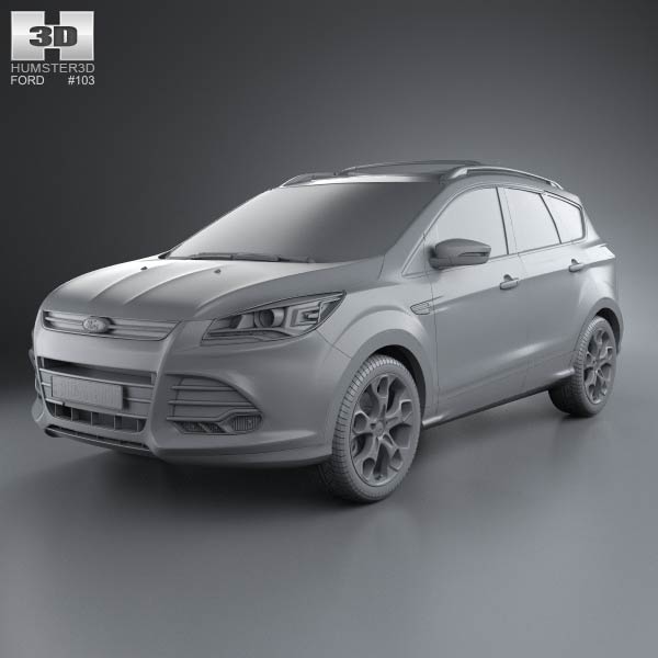 Ford Escape with HQ interior 2013 3D model – Premium Quality Download ...