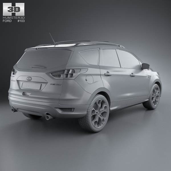 Ford Escape with HQ interior 2013 3D model – Premium Quality Download ...