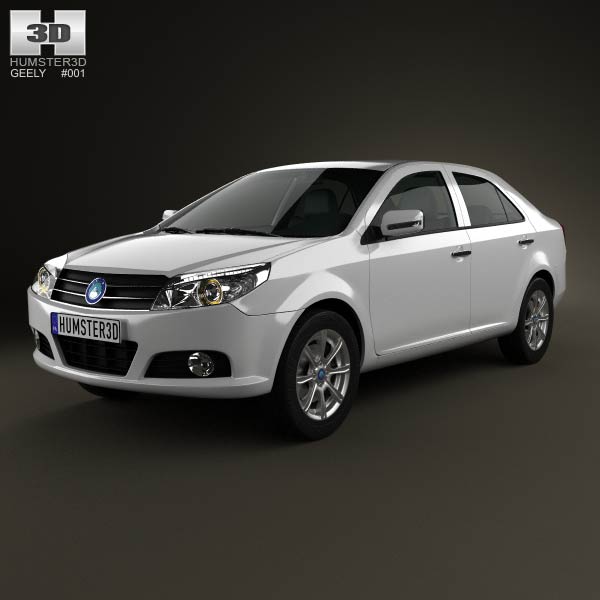 Geely MK sedan 2009 3D model – Premium Quality Download | HQ3D.net