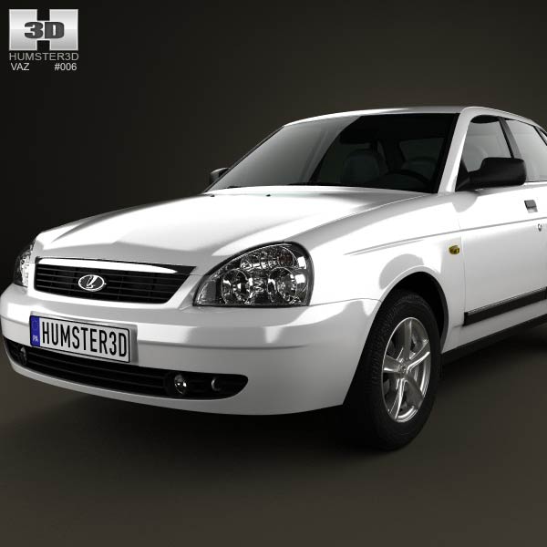 Lada Priora 2170 sedan 2012 3D model – Premium Quality Download | HQ3D.net