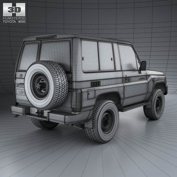 Toyota Land Cruiser (J71) 3-door 2013 3D model – Premium Quality ...