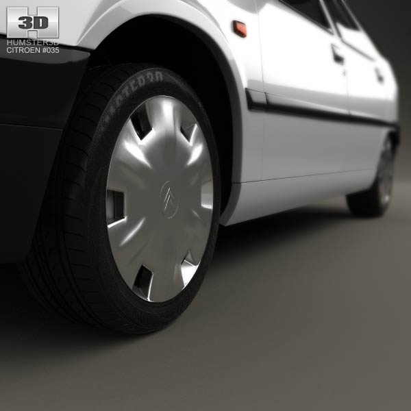 Citroen ZX 5-door hatchback 1991 3D model – Premium Quality Download ...