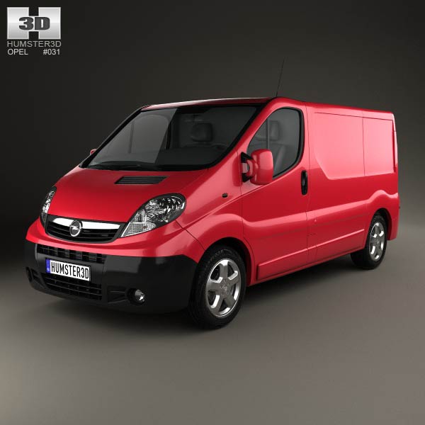 Opel Vivaro Panel Van 2006 3D model – Premium Quality Download | HQ3D.net