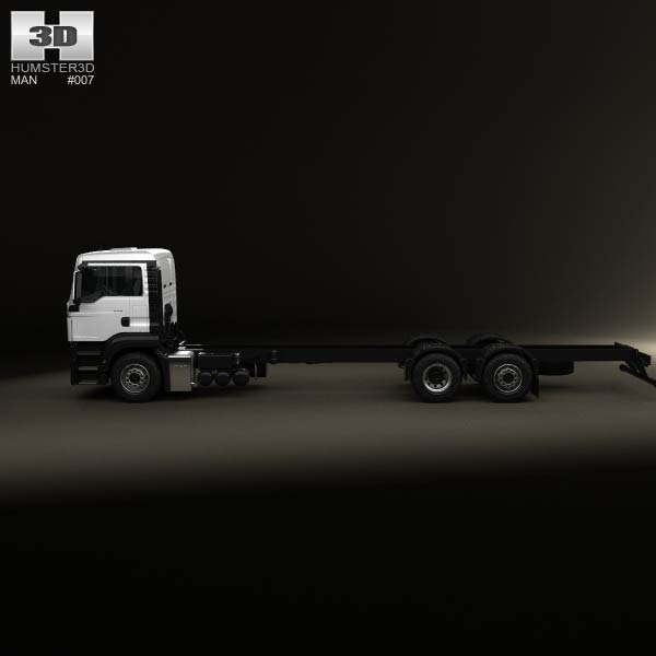 MAN TGS Chassis Truck 2012 3D model – Premium Quality Download | HQ3D.net
