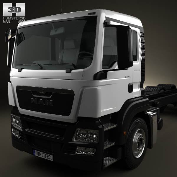 MAN TGS Chassis Truck 2012 3D model – Premium Quality Download | HQ3D.net