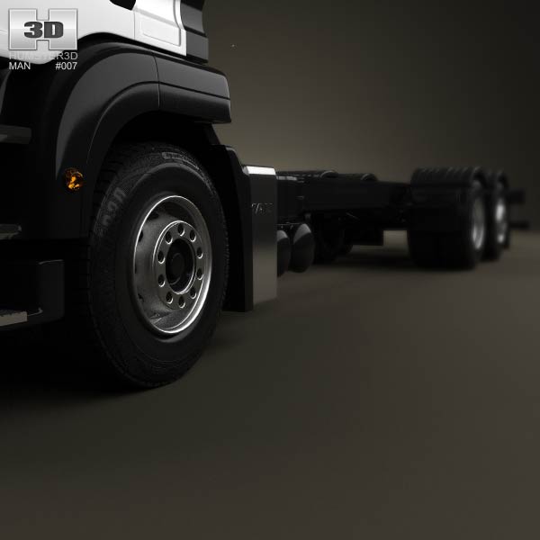 MAN TGS Chassis Truck 2012 3D model – Premium Quality Download | HQ3D.net