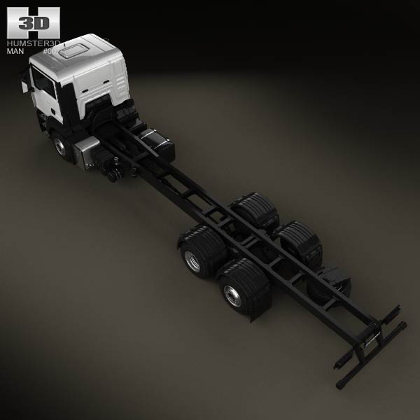 MAN TGS Chassis Truck 2012 3D model – Premium Quality Download | HQ3D.net