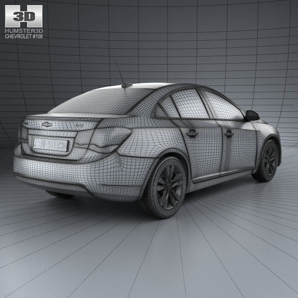 Chevrolet Cruze sedan 2013 3D model – Premium Quality Download | HQ3D.net