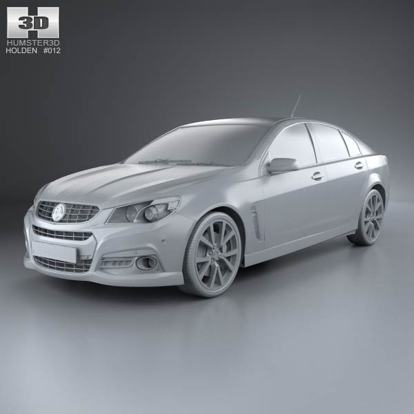 Holden VF Commodore Calais V SSV with HQ interior 2013 3D model ...