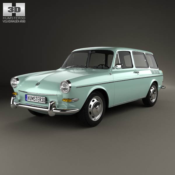 Volkswagen Type 3 (1600) variant 1965 3D model – Premium Quality ...