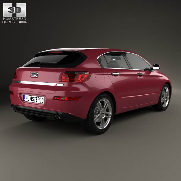 Qoros 3 hatchback 2014 3D model – Premium Quality Download | HQ3D.net