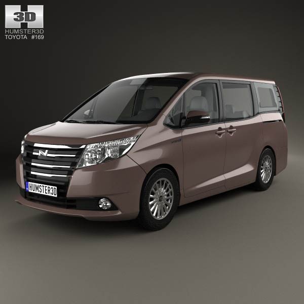 Toyota Noah G 2014 3D model – Premium Quality Download | HQ3D.net