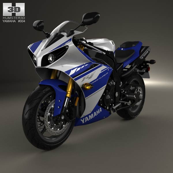Yamaha R1 2014 3D model – Premium Quality Download | HQ3D.net