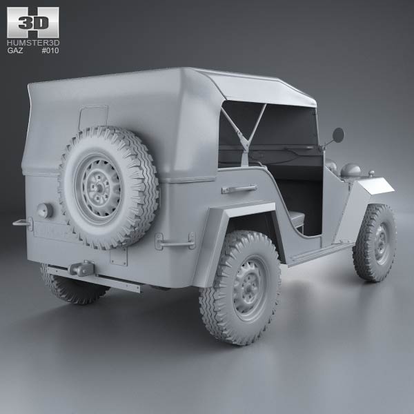 GAZ-67 1943 3D model – Premium Quality Download | HQ3D.net