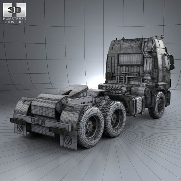 Foton Auman TX Tractor Truck 2012 3D model – Premium Quality Download ...