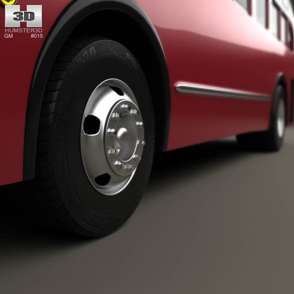 GM Old Look transit bus 1953 3D model – Premium Quality Download | HQ3D.net