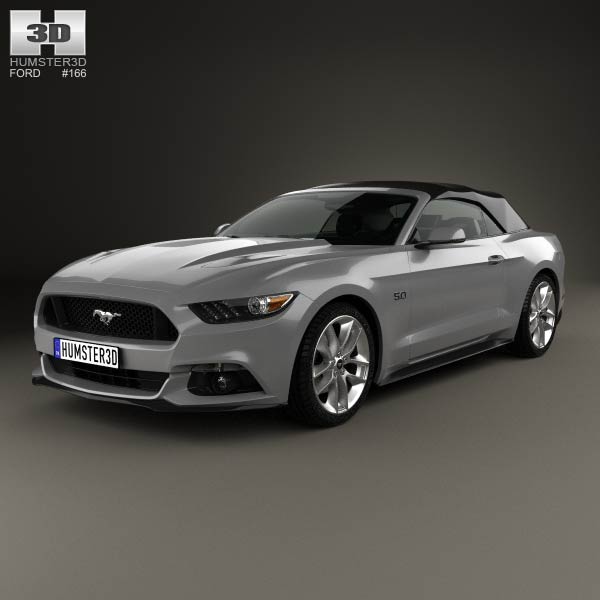 Ford Mustang convertible 2015 3D model – Premium Quality Download ...