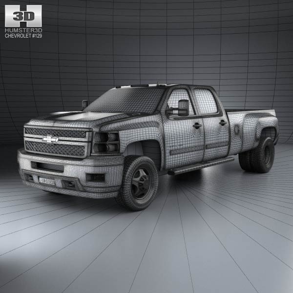 Chevrolet Silverado Crew Cab Dually 2010 3D model – Premium Quality ...