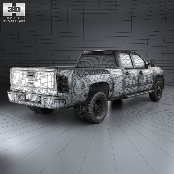 Chevrolet Silverado Crew Cab Dually 2010 3D model – Premium Quality ...