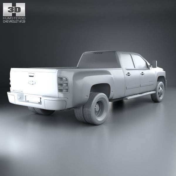 Chevrolet Silverado Crew Cab Dually 2010 3D model – Premium Quality ...