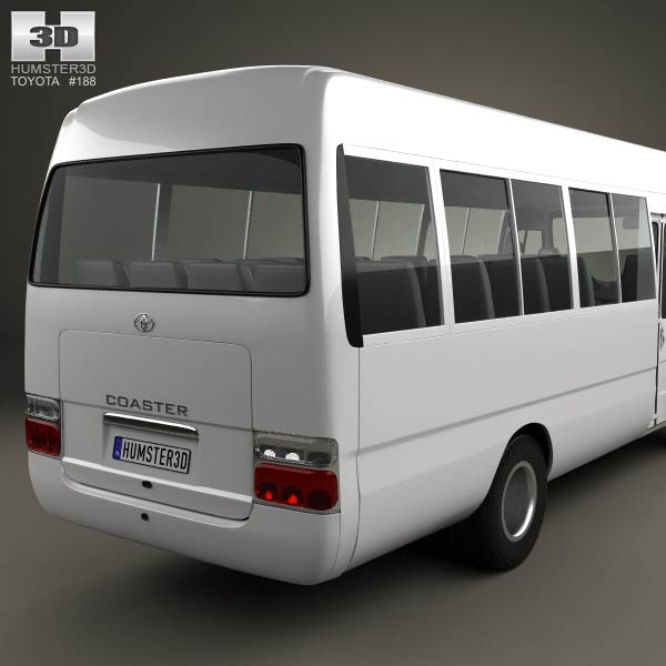 Toyota Coaster 2014 3D model – Premium Quality Download | HQ3D.net